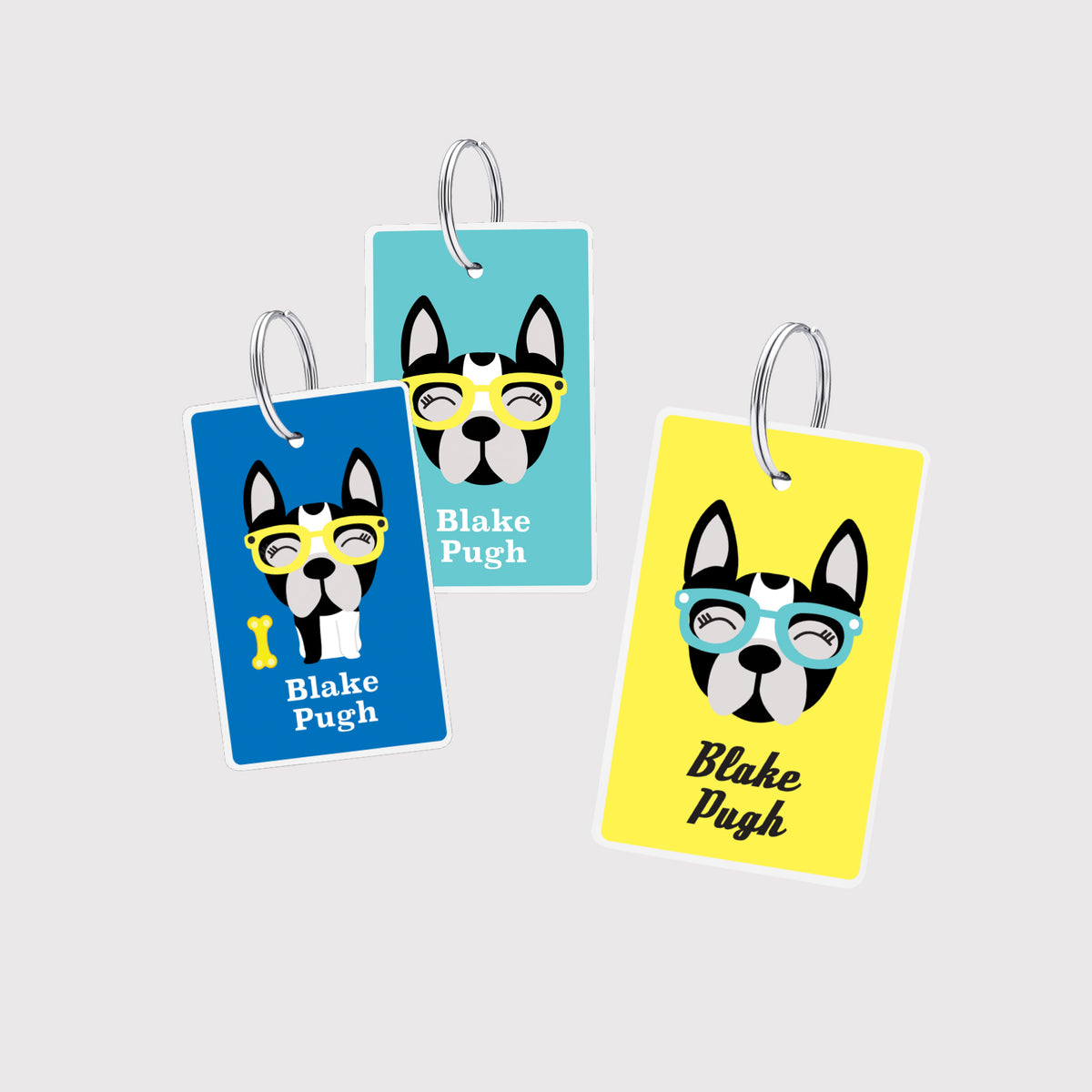 PVC Bag Tags — Angus & Izzy