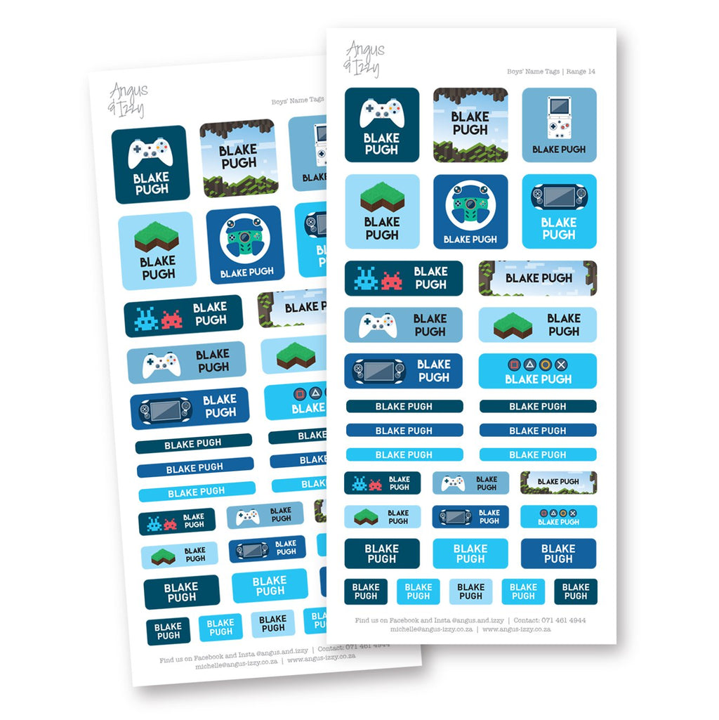 Name Tag Variety Packs — Angus & Izzy
