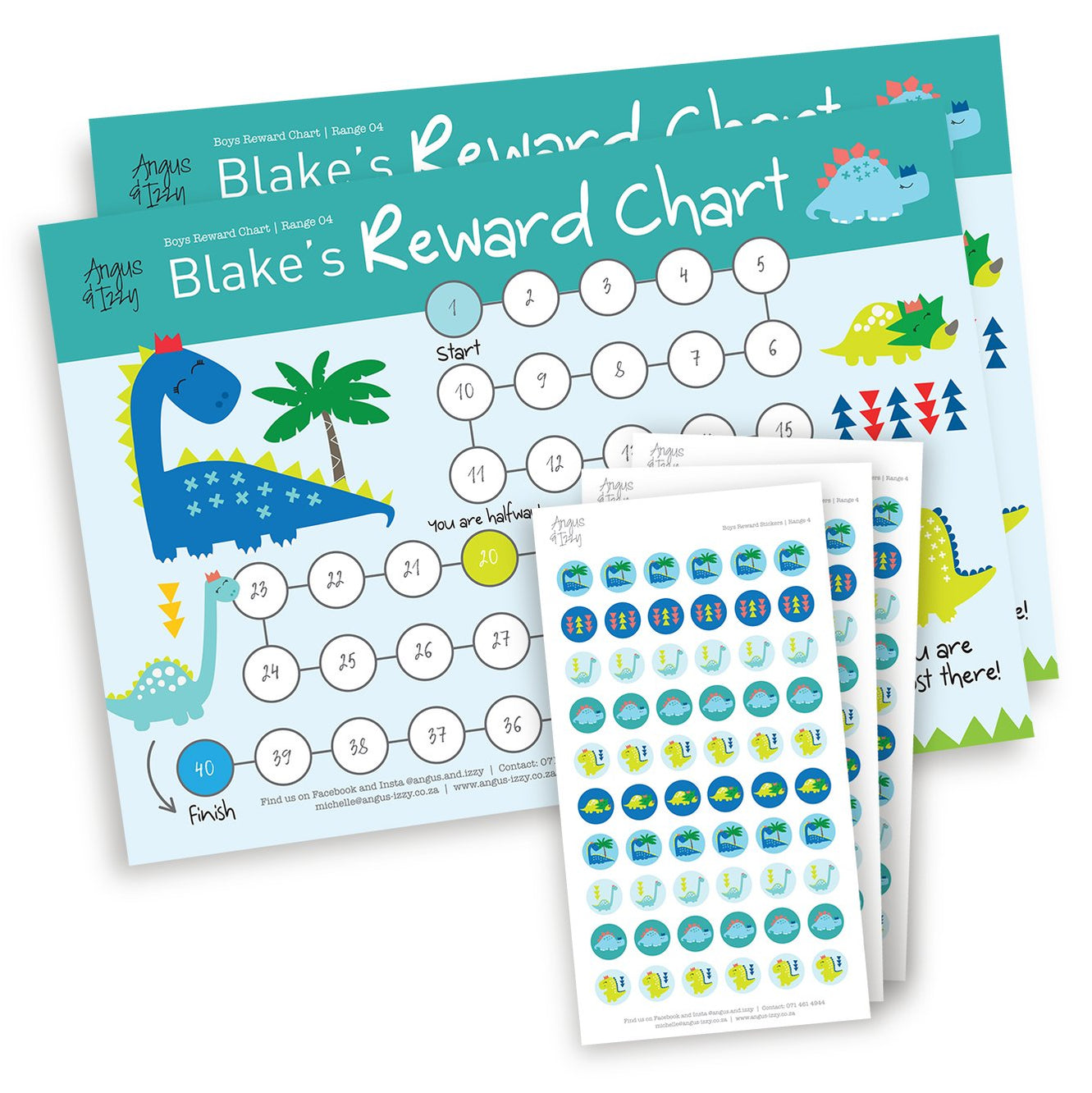 Reward Charts — Angus & Izzy